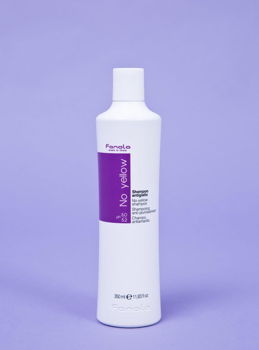 Fanola No Yellow Shampoo review and results for brassy hair.